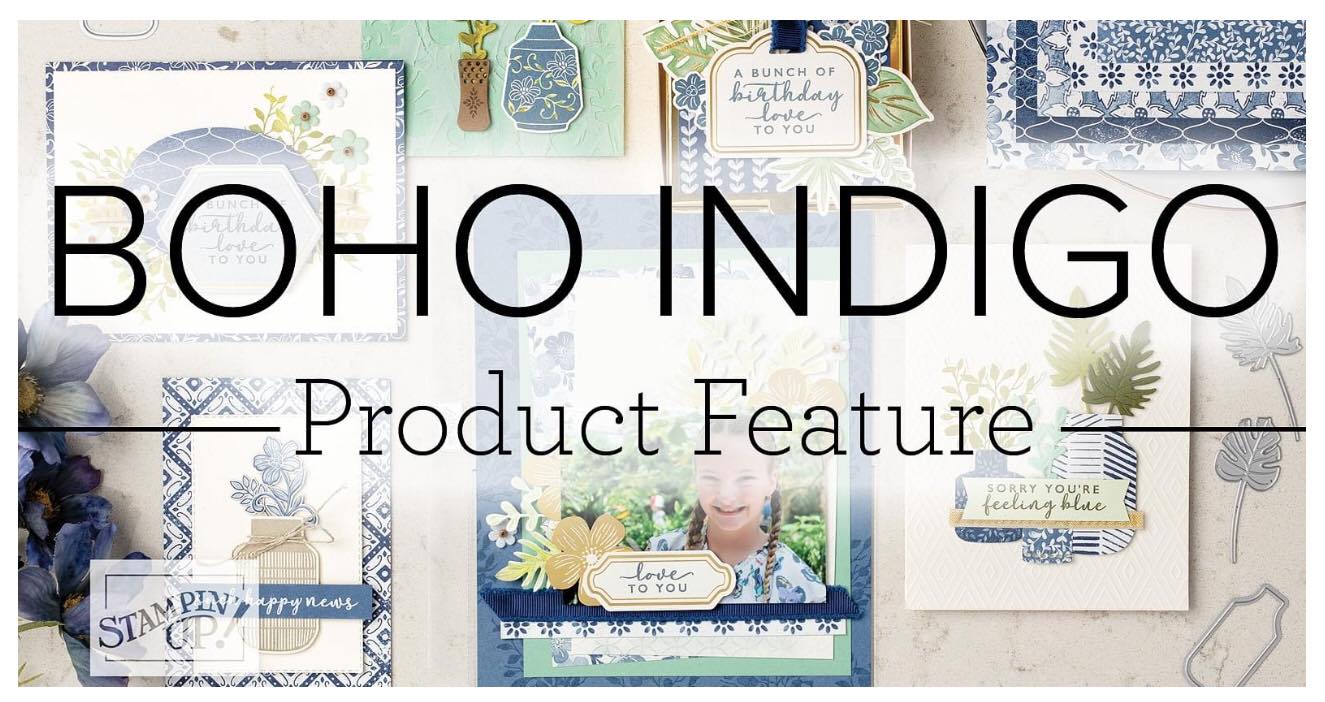 BOHO INDIGO - Blog Hop - Sandra's Craft Studio