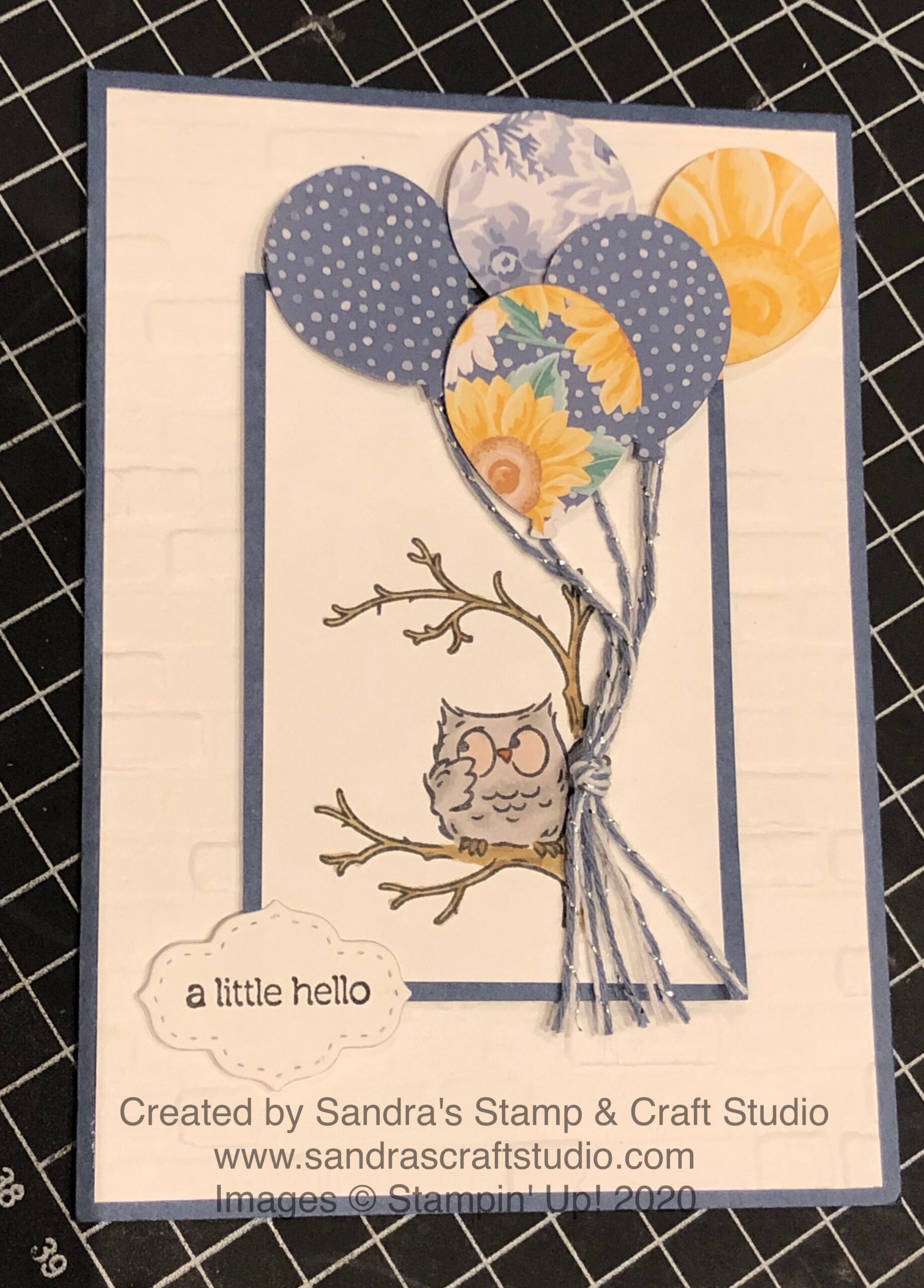 ICS August Blog Hop - 'Punch Me Out' - Sandra's Craft Studio