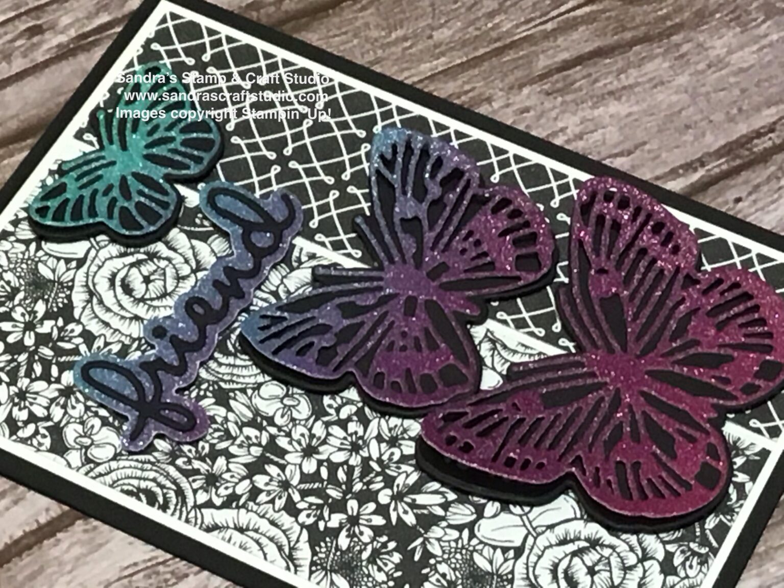 'New' Butterfly Brilliance Bundle for ICS Blog Hop - Sandra's Craft Studio