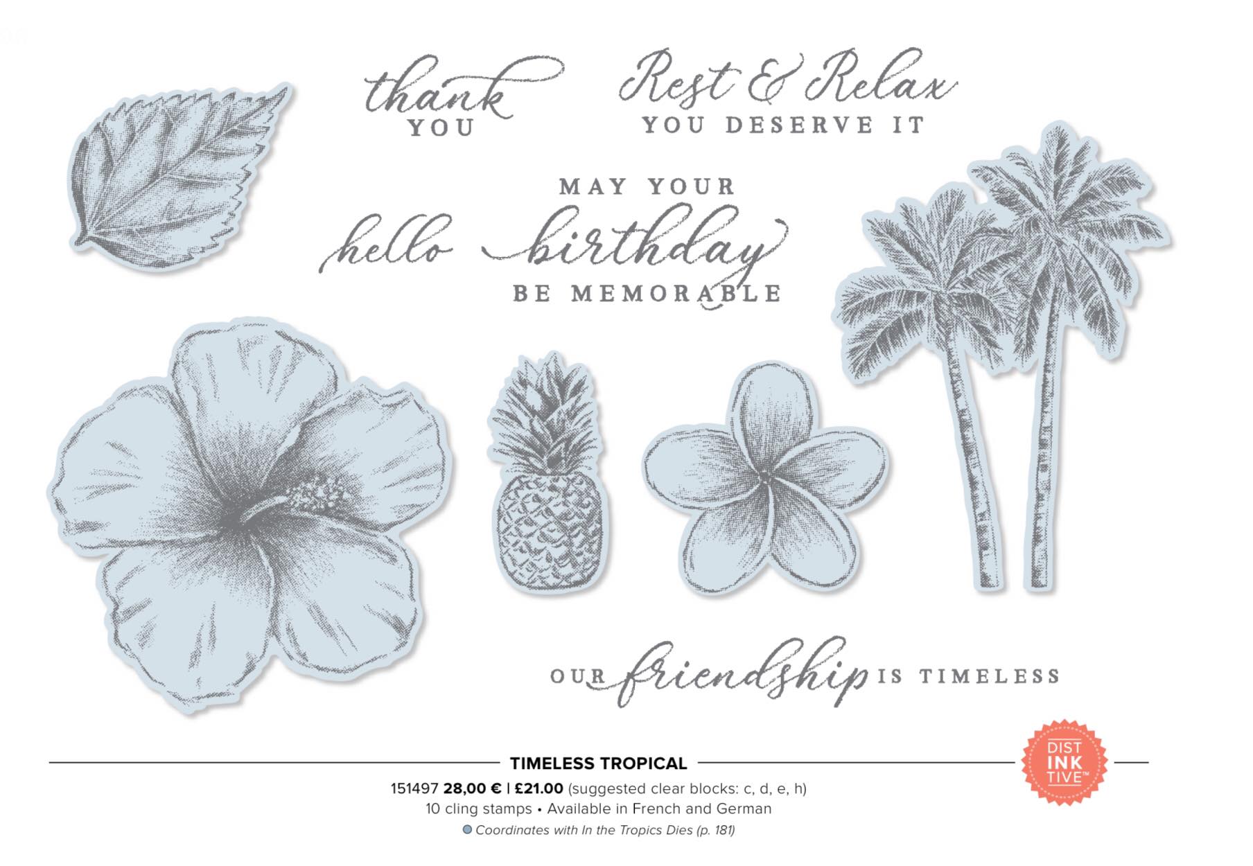 Welcome card and 'Aloha' for Tech 4 Stampers Blog Hop - Sandra's Craft ...